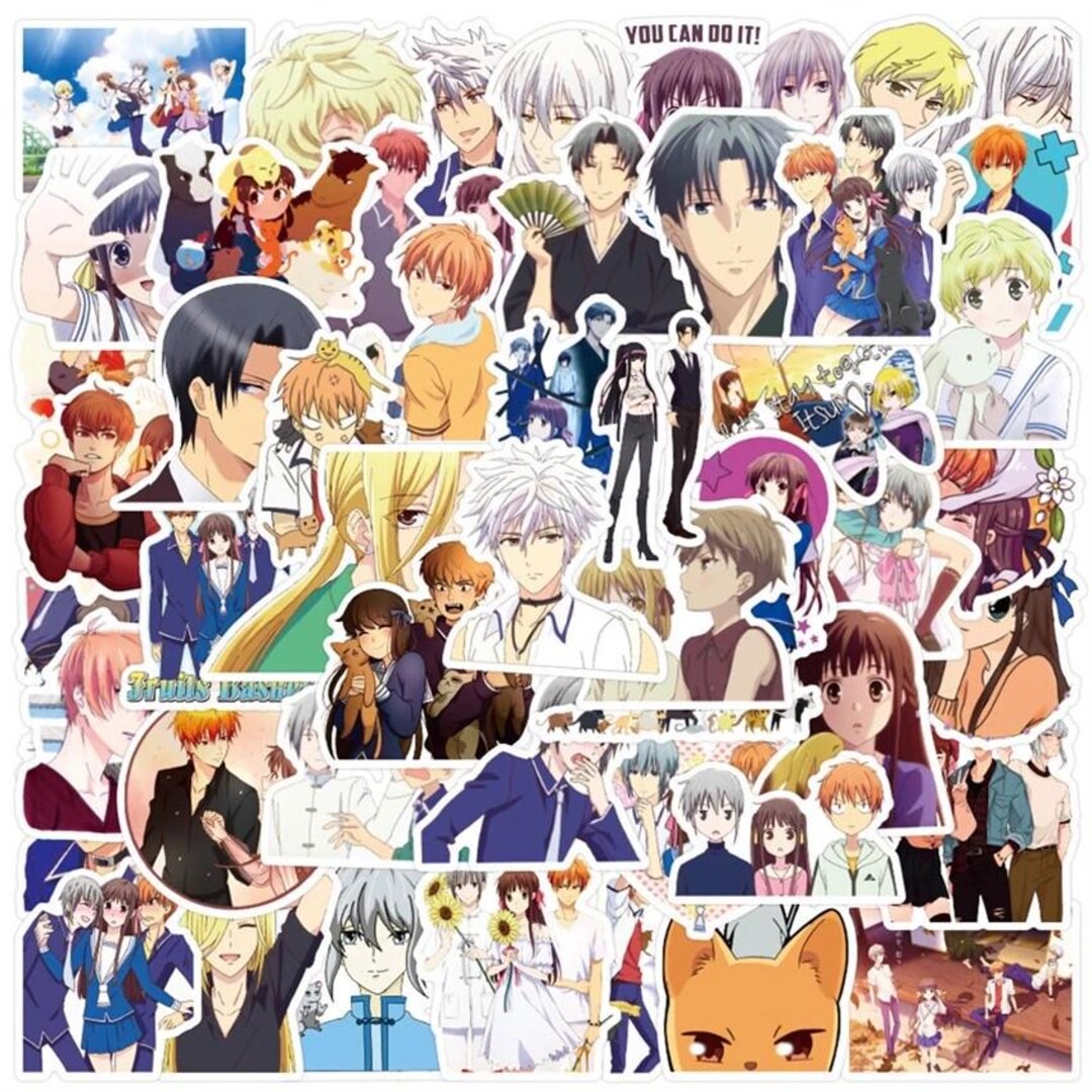 100 Fruits Basket Sticker Pack for Laptop/water Bottle / Skateboard ...