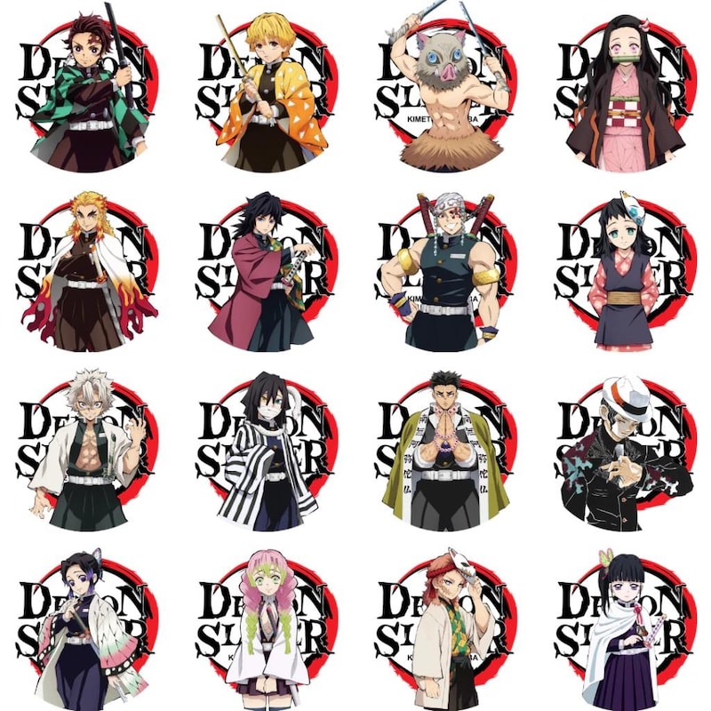 Demon Slayer Pin Badge - Etsy