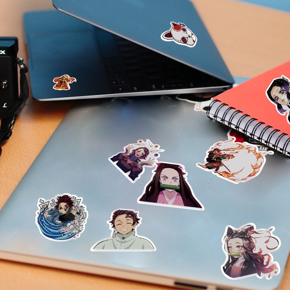 200 Anime Demon Slayer Sticker Pack for Laptop/water Bottle/skate Board ...