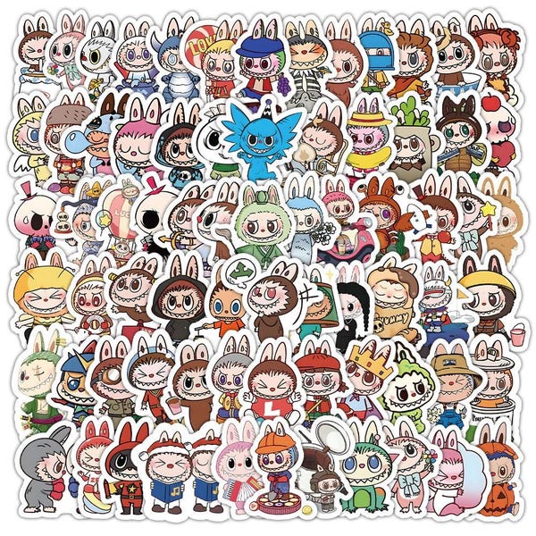 Labubu Stickers - Etsy