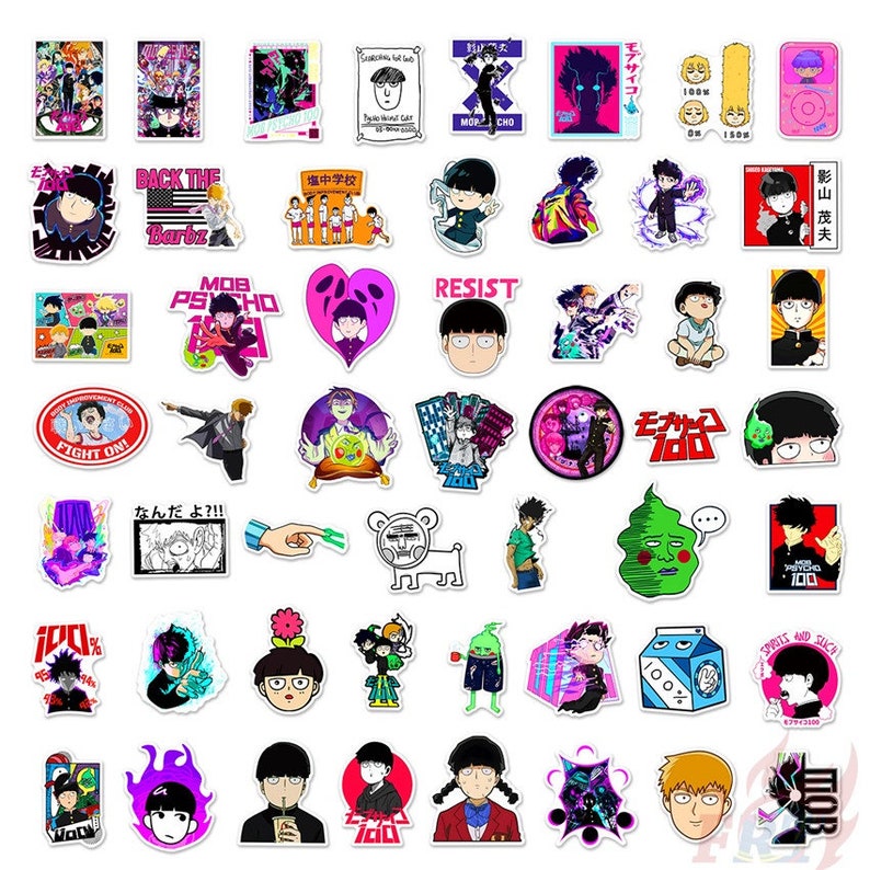100 Mob Psycho 100 Sticker Pack for Laptop/water Bottle/skate Board ...