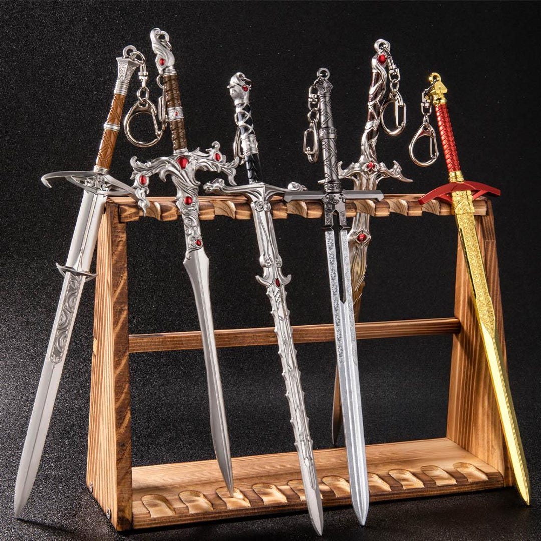 Baldur's Gate 3 Sword With Stand Weapon Collection, DND Weapon Bg3 ...