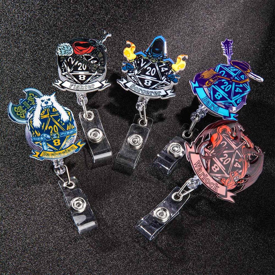 DND Class Badge Reel With Alligator Clip, DND Reel Retractable Holders ...