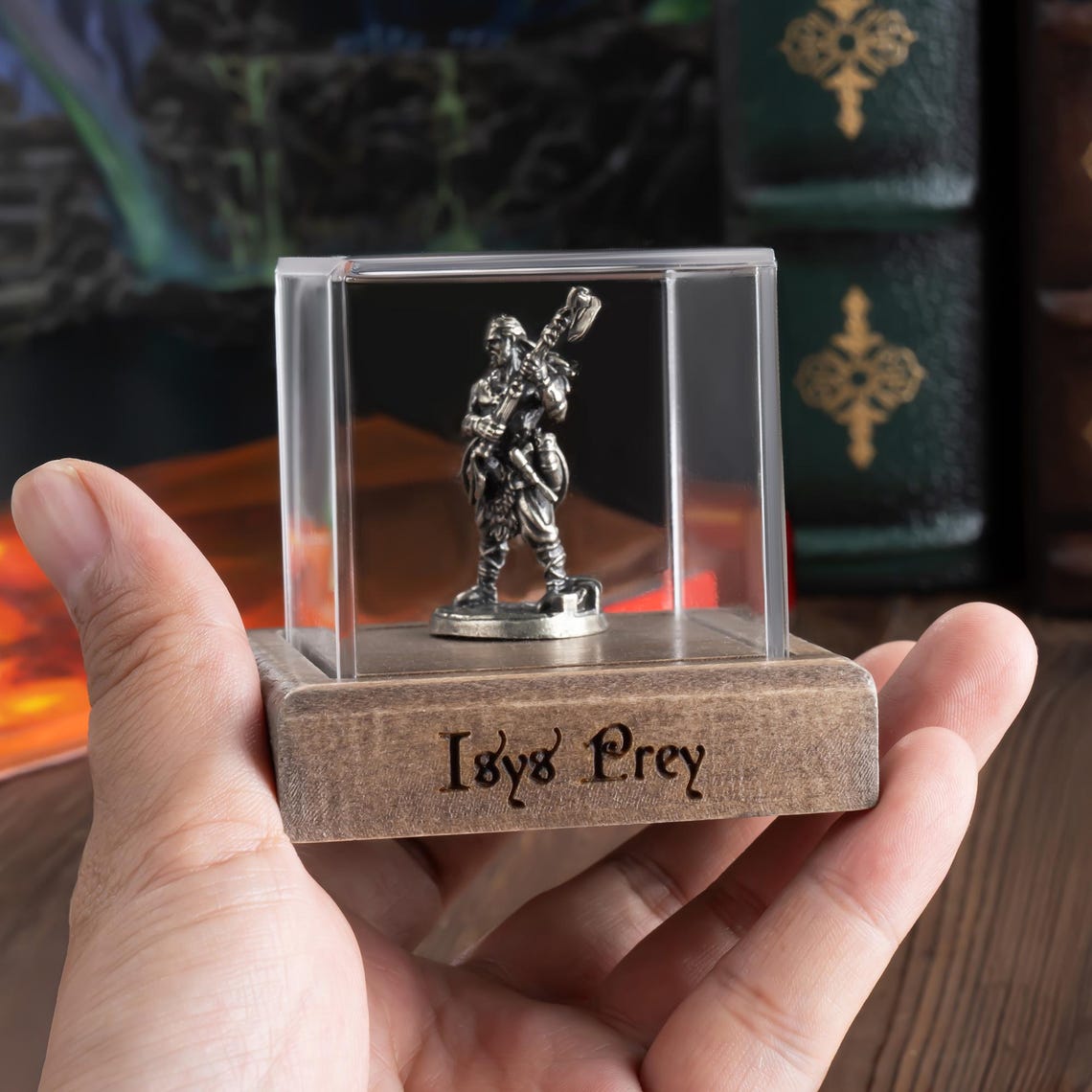 Custom DND Character and Dice Display Vaults/tombs, Miniature Display ...