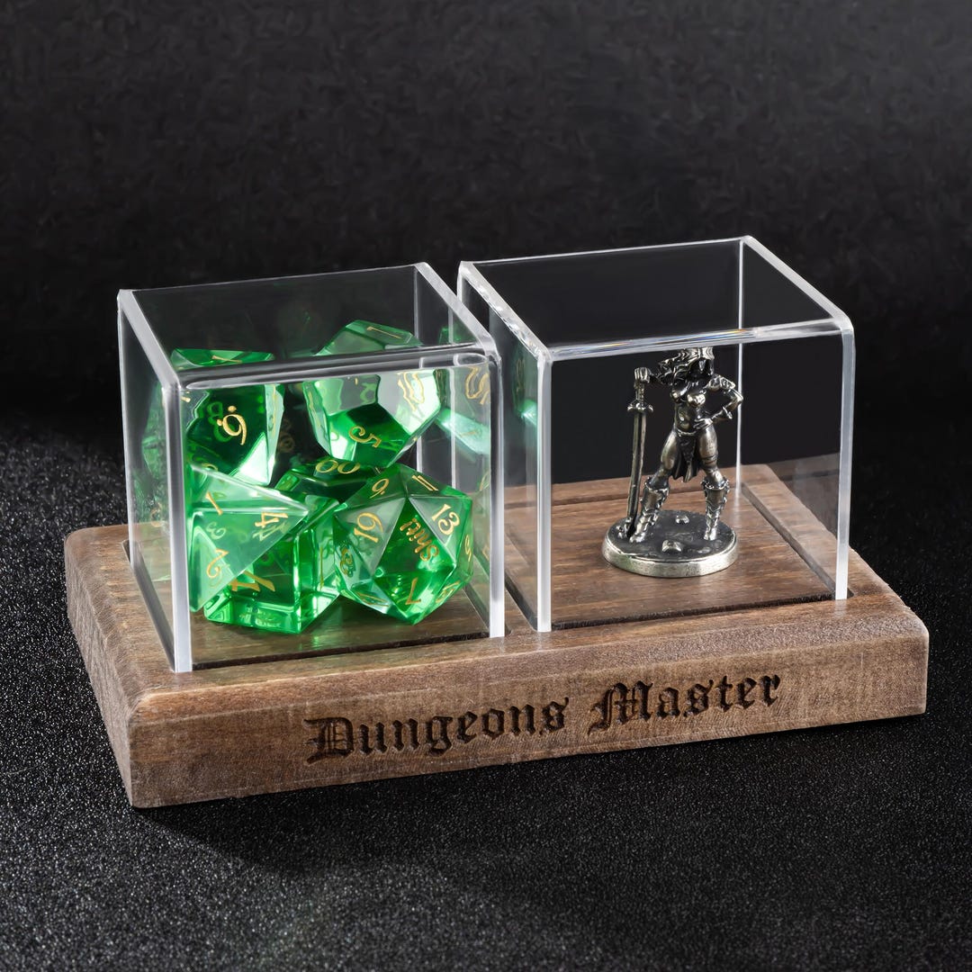 Custom DND Character and Dice Display Vaults/tombs, Miniature Display ...