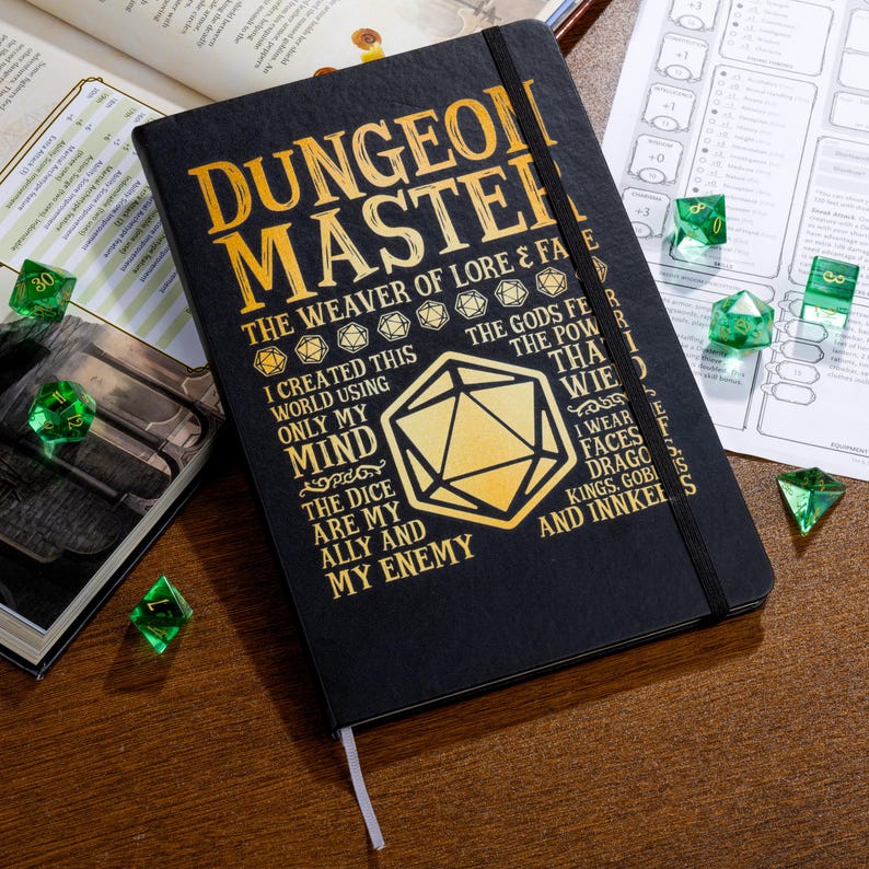Personalized DND Player Journal: Custom Name and DND Class - Containing ...