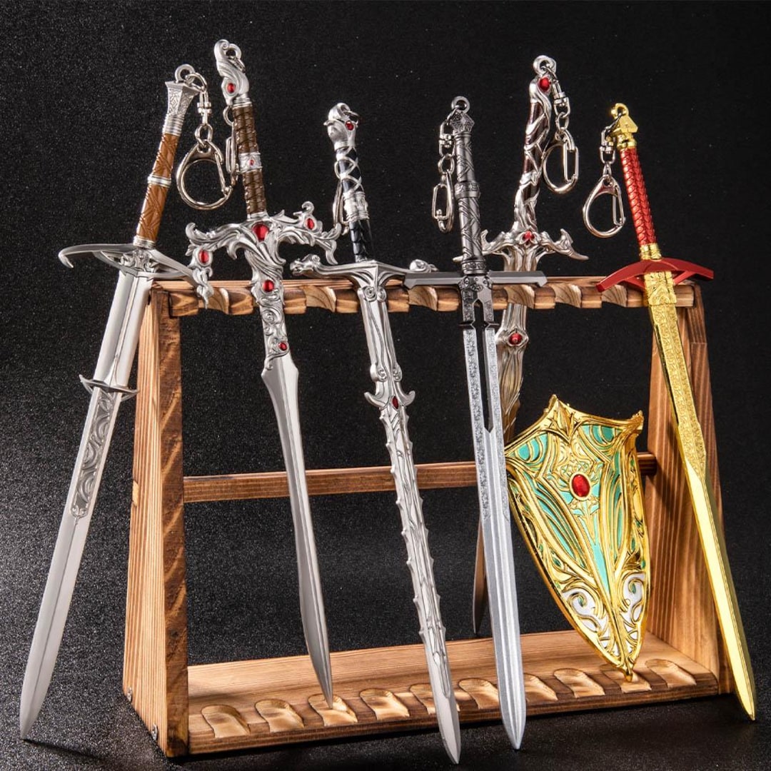 Baldur's Gate 3 Sword With Stand Weapon Collection, DND Weapon Bg3 ...