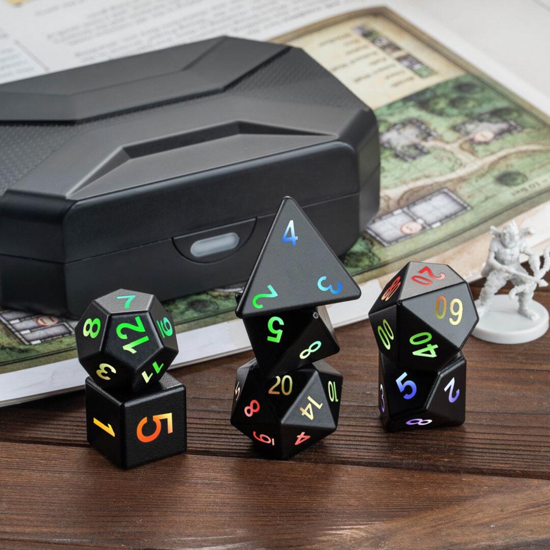 Led Flash Dice Set, Electronic Led Dice, Light up DND Dice Case ...