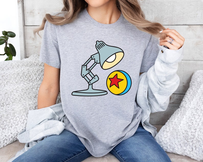 Disney Pixar Luxo Jr. Ball Logo Shirt, Pixar Logo Shirt, Disneyland ...