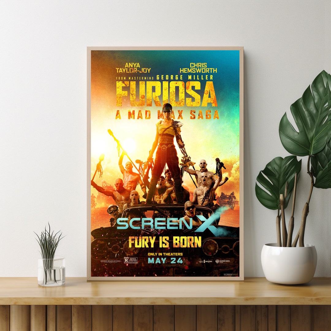 Furiosa A Mad Max Saga Poster,gift for Friends,unique Wall Art,custom ...