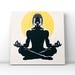 Meditating Black Man Wall Art - Etsy