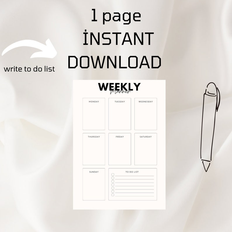 Digital Daily Planner, Portrait Digital Planner, Daily Schedule, iPad ...
