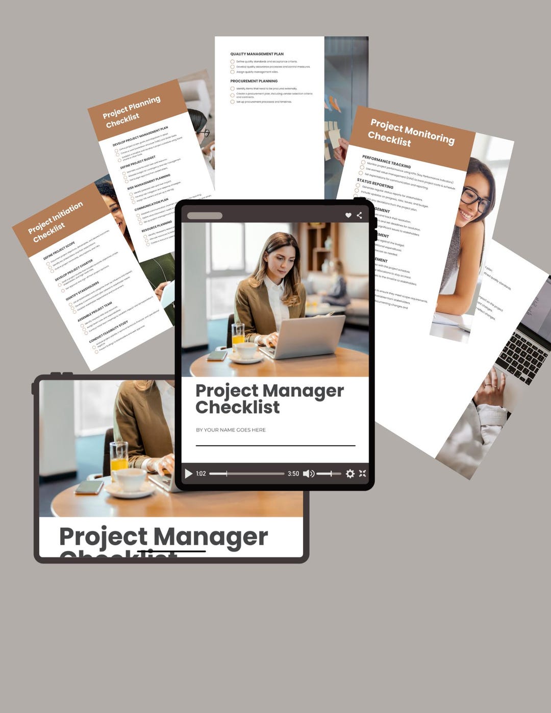 Project Manager Checklist Digital Download Task Organizer ...