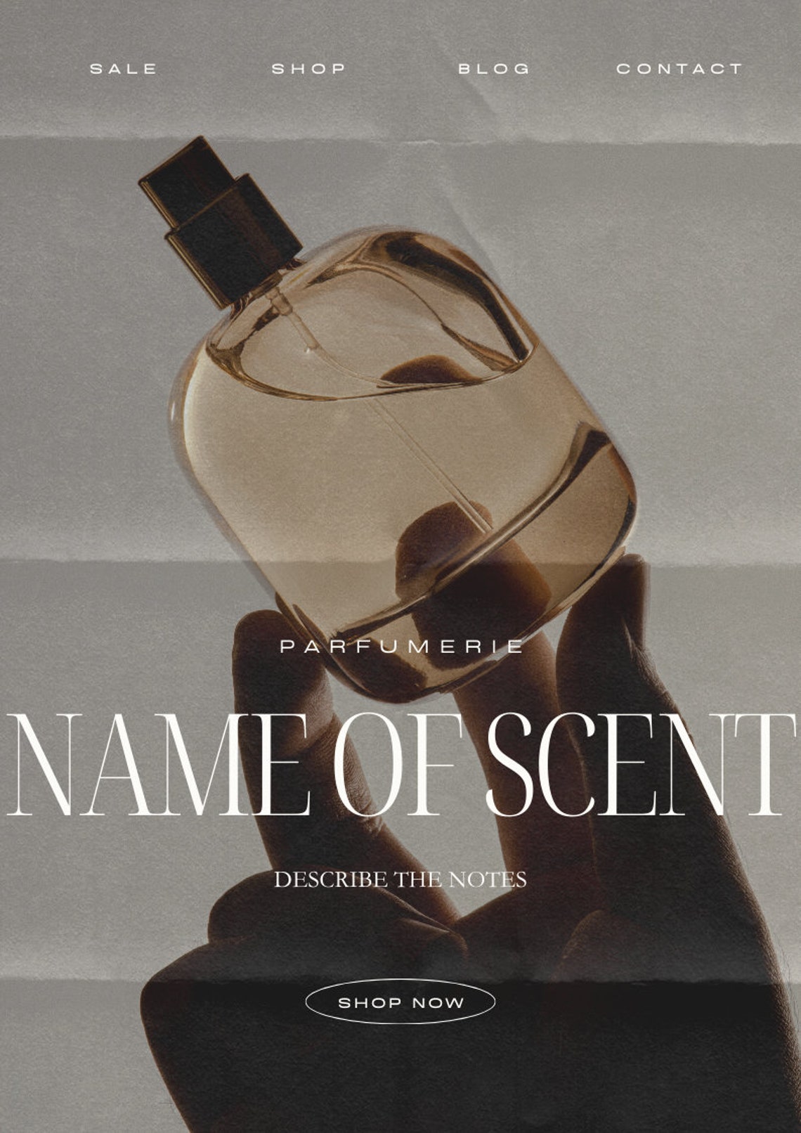 Perfume Branding Template: Social Media & Email (canva DIY Template) - Etsy