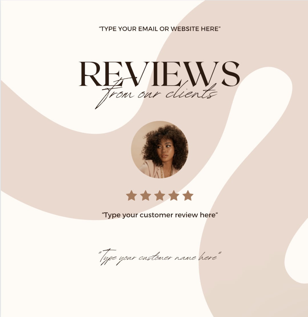 Customer Feedback Flyer, Editable Testimonials Flyer, Product Review ...