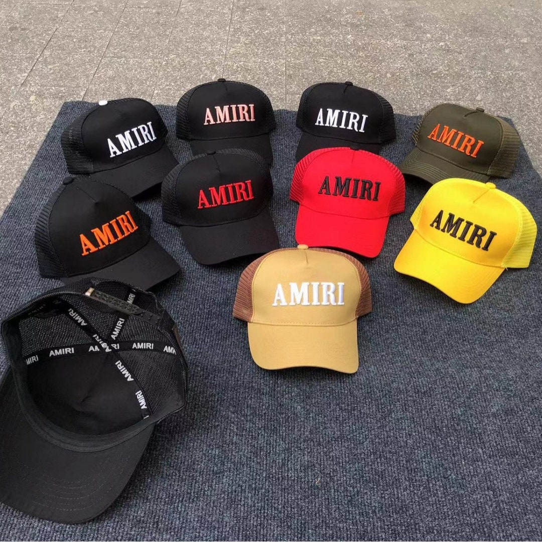 Embroidered Mesh Baseball Cap, Fashionable Letter AM Full Cloth ...