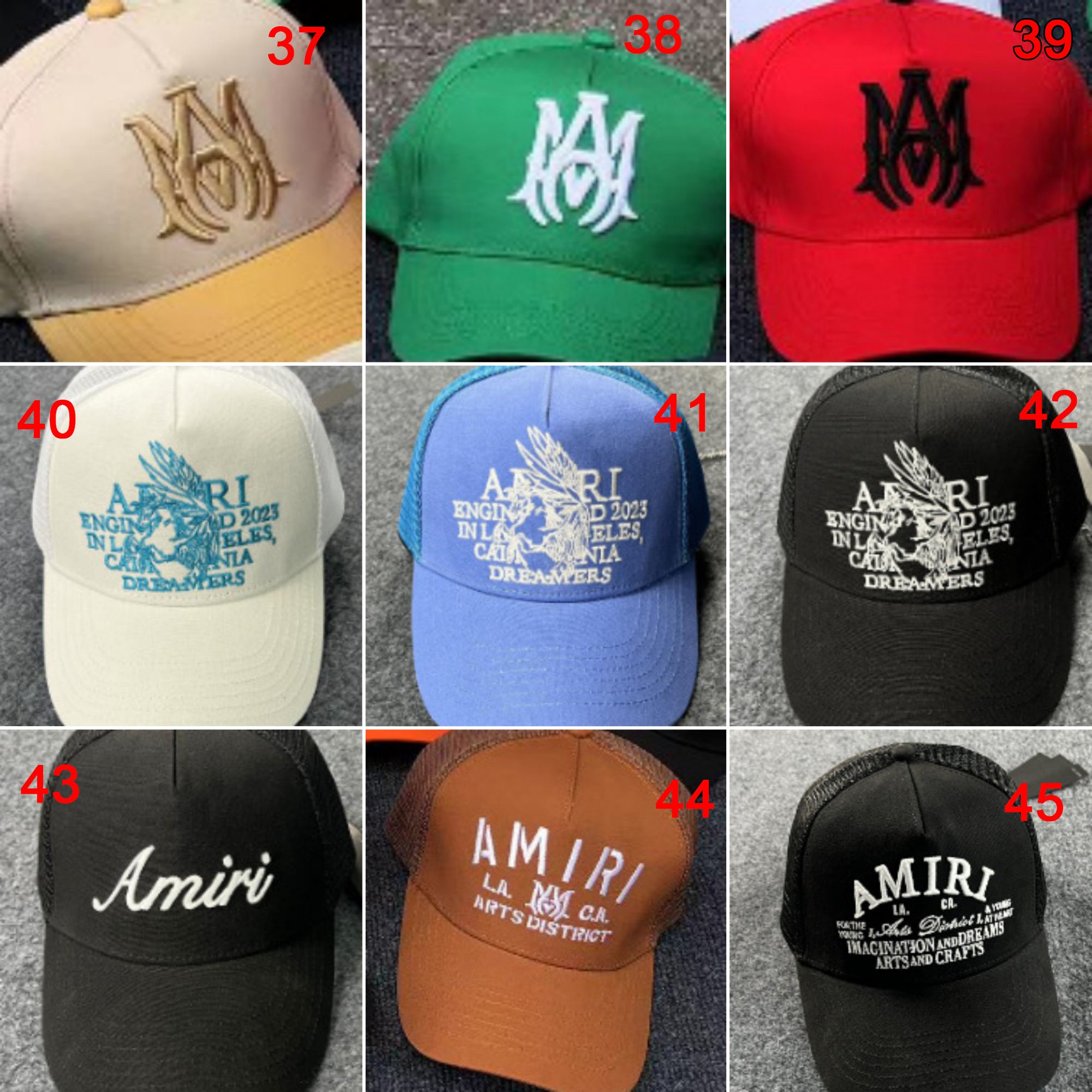 Embroidered Mesh Baseball Cap, Fashionable Letter AM Full Cloth ...