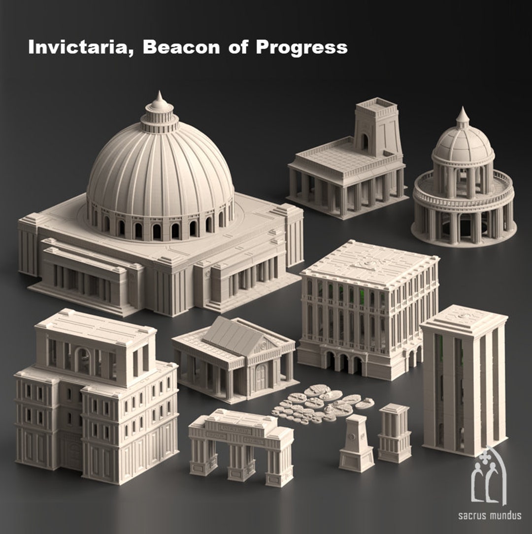 Invictaria, Beacon of Progress - 3D Printed Wargaming Terrain ...