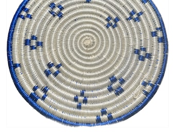 Traditional African Handwoven Wall Plate Placemat Trivet Made in Uganda ...