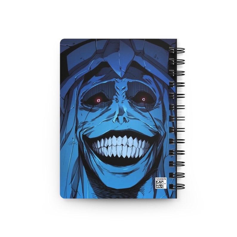 Solo Leveling Statue of God & Sung Jin Woo Spiral Bound Journal ,solo ...