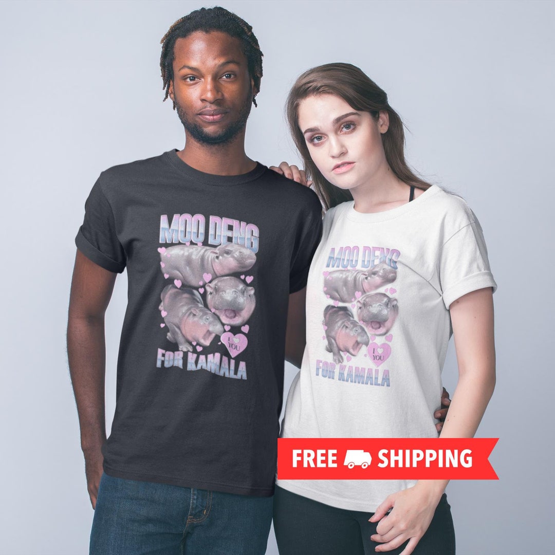 Kamala Harris Moo Deng T Shirt, Kamala Harris for President, Kamala ...