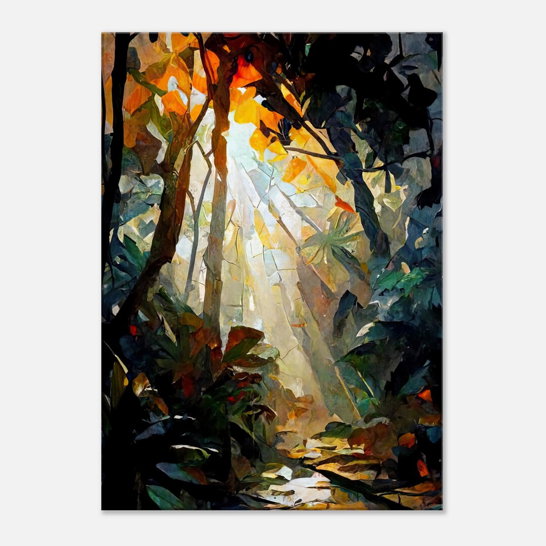 Rainforest Colour IV - Canvas Wall Art - Etsy