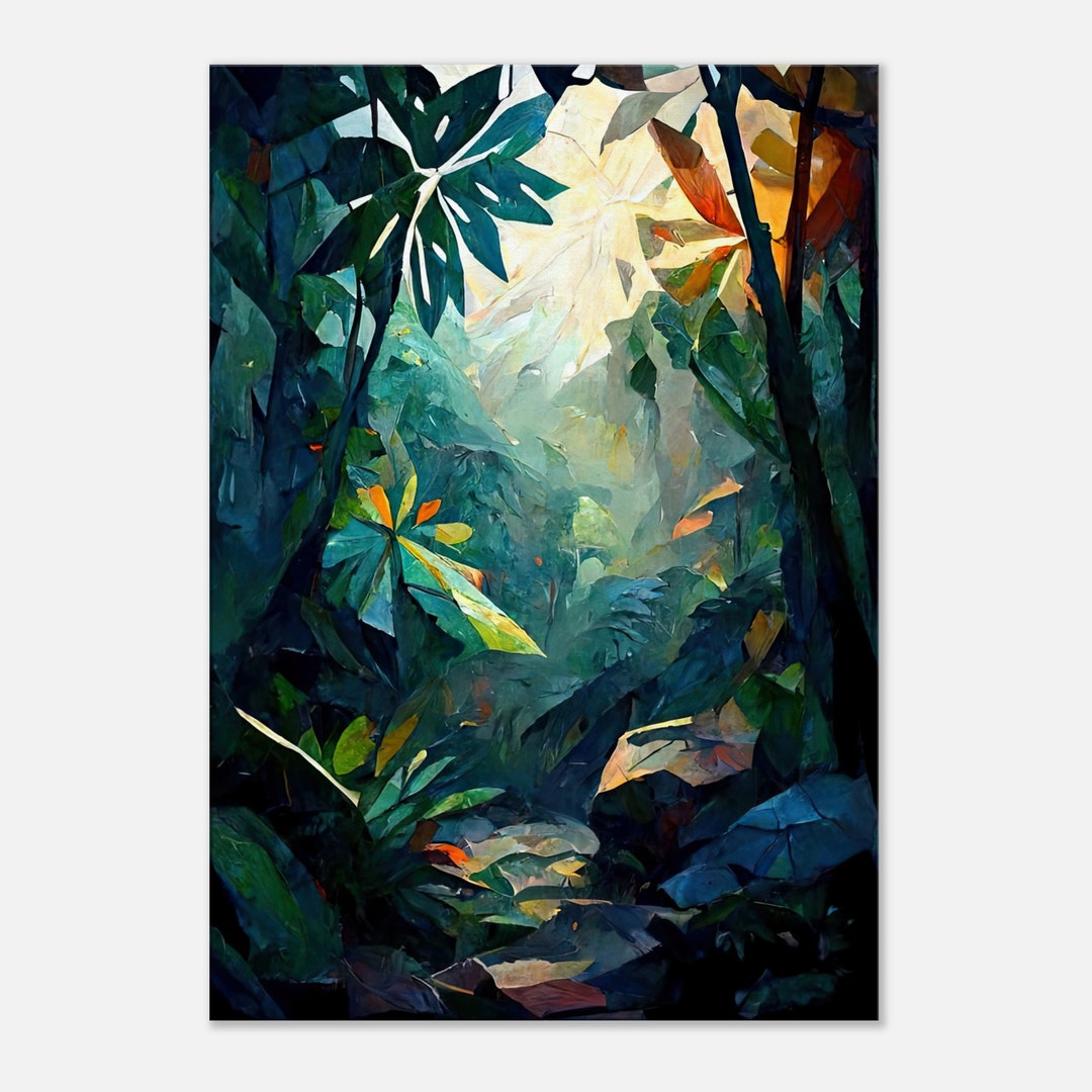 Rainforest Colour I - Canvas Wall Art - Etsy