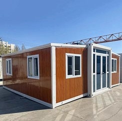 40FT 74m2 Prefab, Expandable, Portable House Modern & Spacious Granny ...