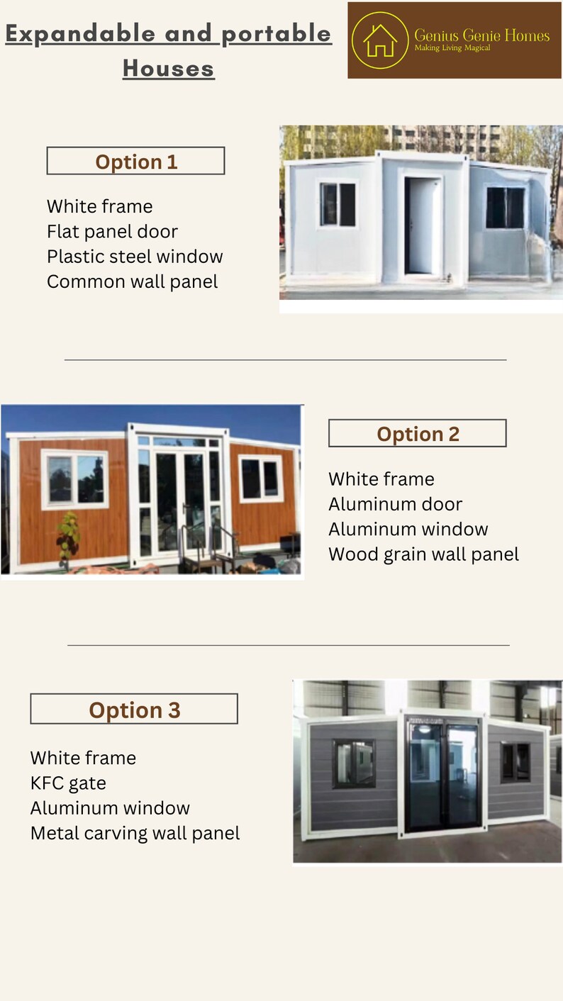 40FT 74m2 Prefab, Expandable, Portable House Modern & Spacious Granny ...