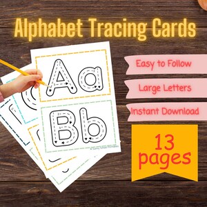 Preschool Worksheet Alphabet Tracing Prek Busy Work Sheet Montessori ...