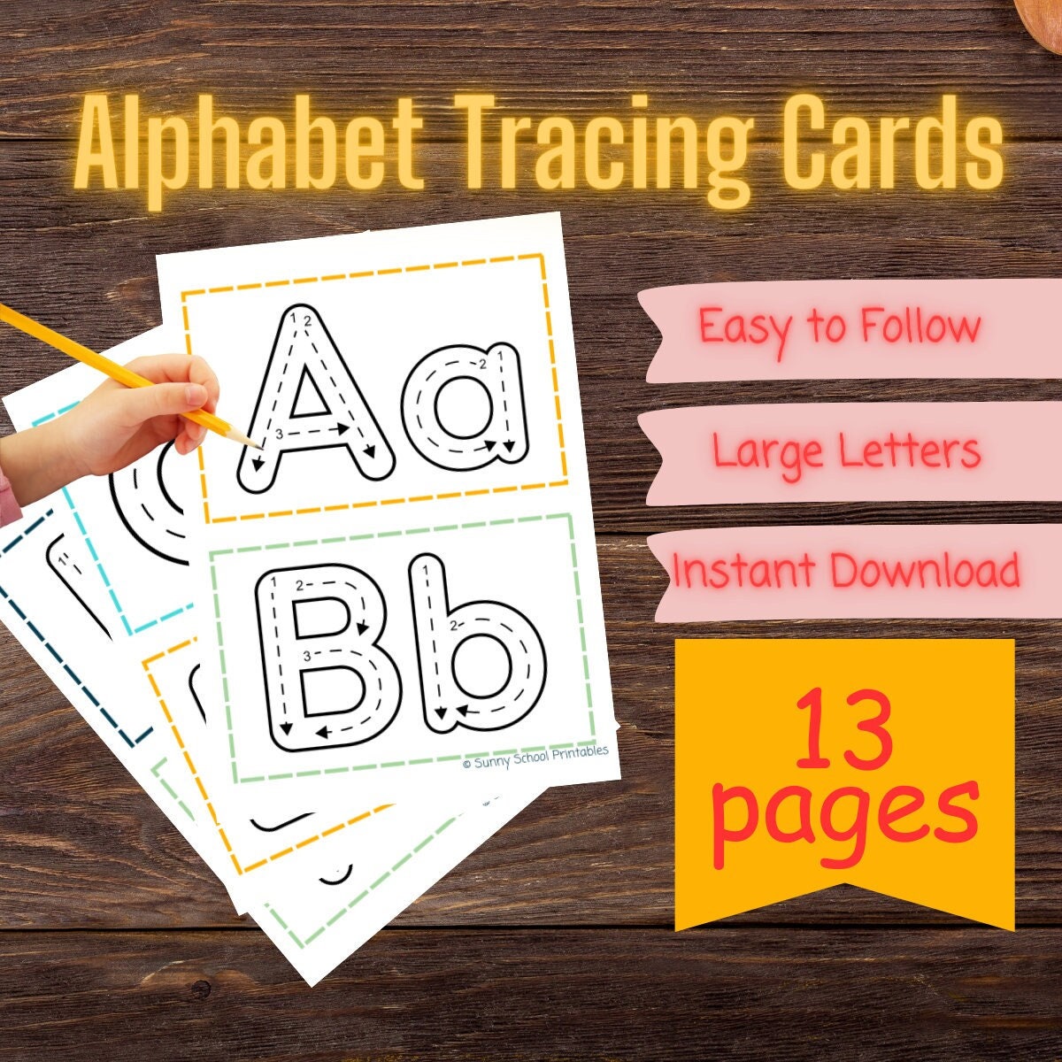 Preschool Worksheet Alphabet Tracing Prek Busy Work Sheet Montessori ...