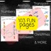 BUNDLE DEAL Patterns and Numbers Homeschooler Activity Worksheet ...