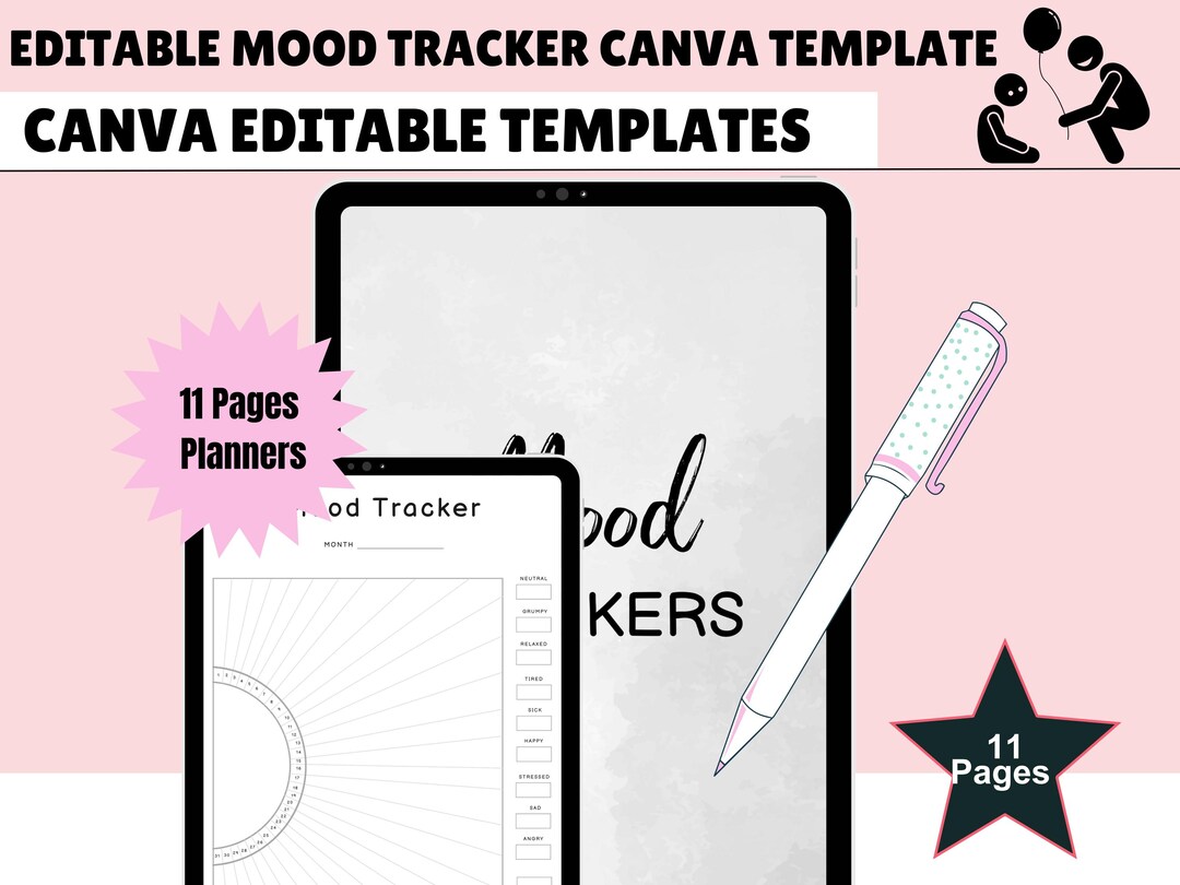 Emotional Wellbeing Tracker, Planner for Journaling, to Do List ...