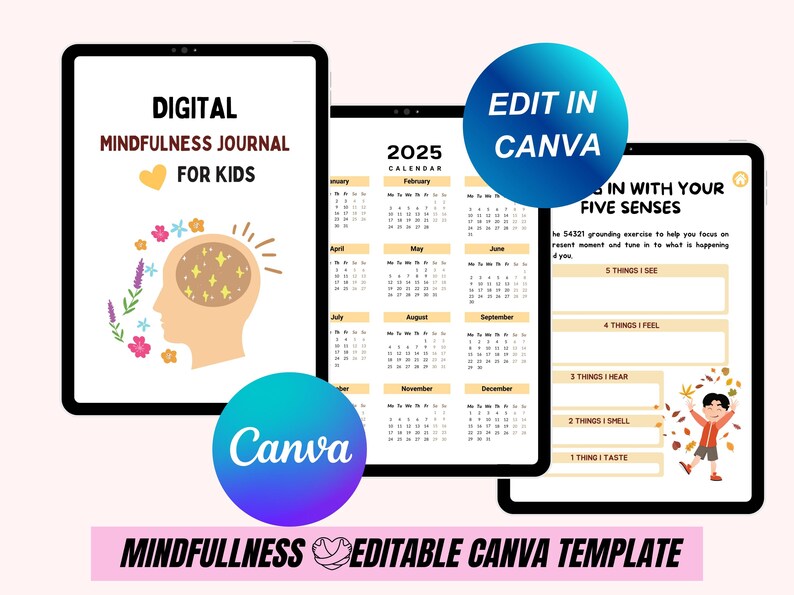 Fun Mindfulness *for Kids* Printable Workbook | Practice Mindfulness ...