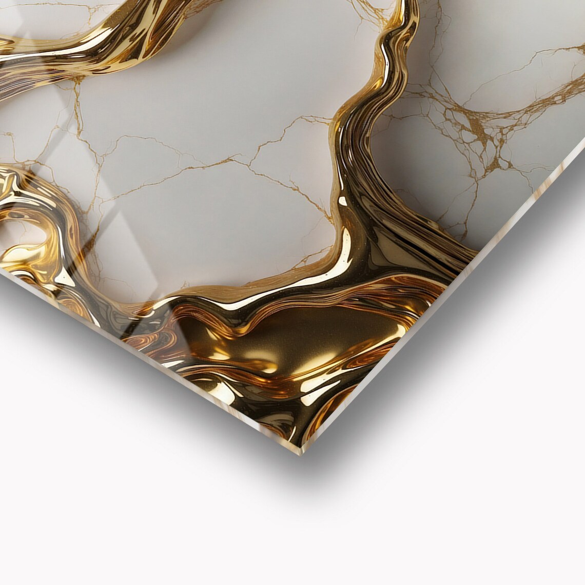 Renaissance Tempered Glass Wall Decor for Luxury Home, Modern Office ...