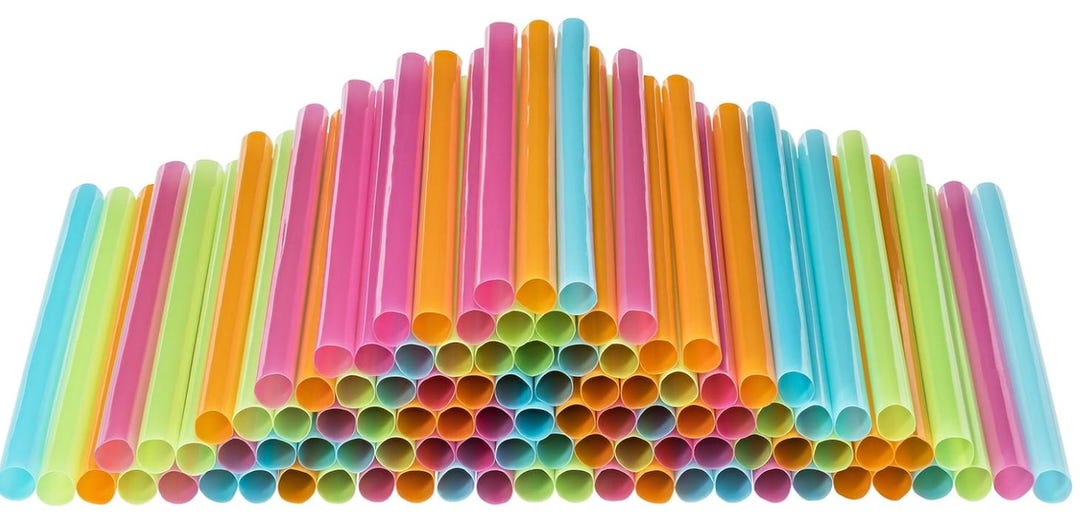 Cute Heart-shaped Reusable Acrylic Drinking Straws for Valentine’s Day ...