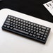 Cool Black Gradient Backlit PBT ISO Keycap Set for Mechanical Keyboard ...