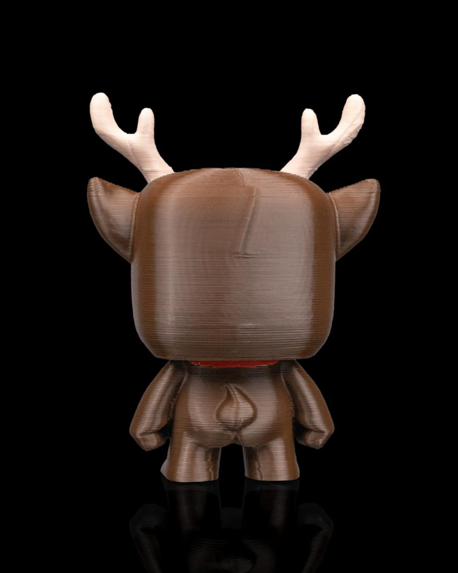 Mini Reindeer Figure With Gift Box Option – 3D Printed Christmas ...