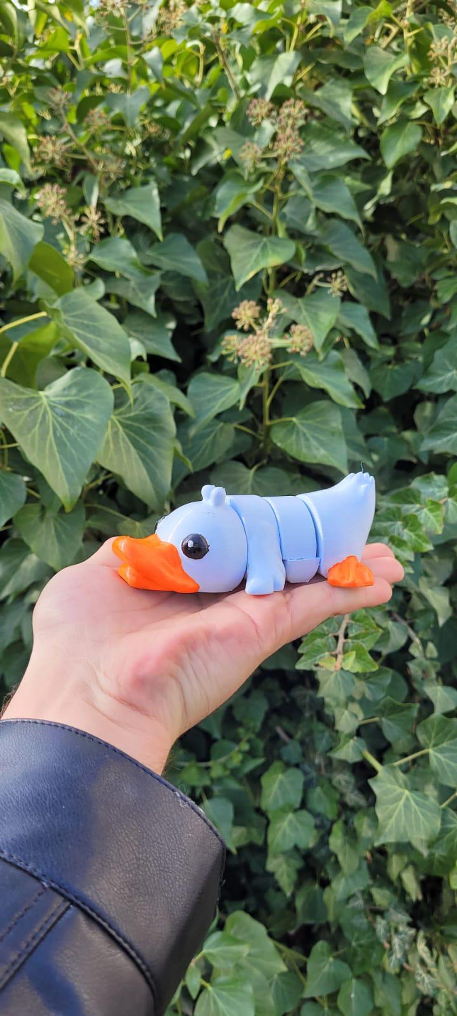 Moving Duck Toy 3D Printed Kinetic Sculpture Cute Duckling Desk Decor ...