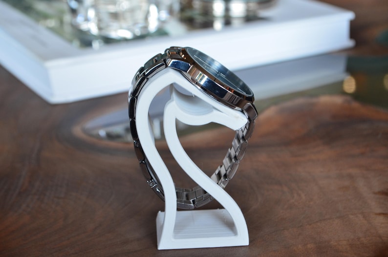 Watch Stand Holder – Minimalist Desk Organizer, 3D Printed Adjustable ...
