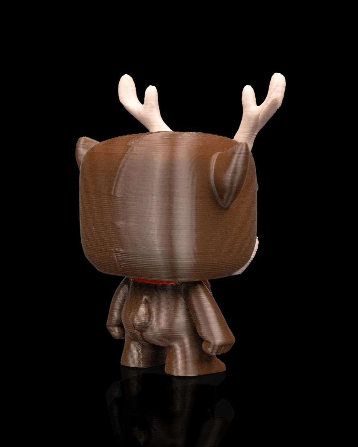 Mini Reindeer Figure With Gift Box Option – 3D Printed Christmas ...
