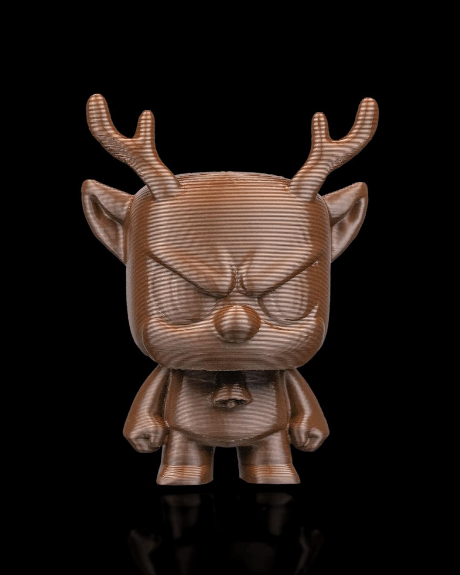 Mini Reindeer Figure With Gift Box Option – 3D Printed Christmas ...
