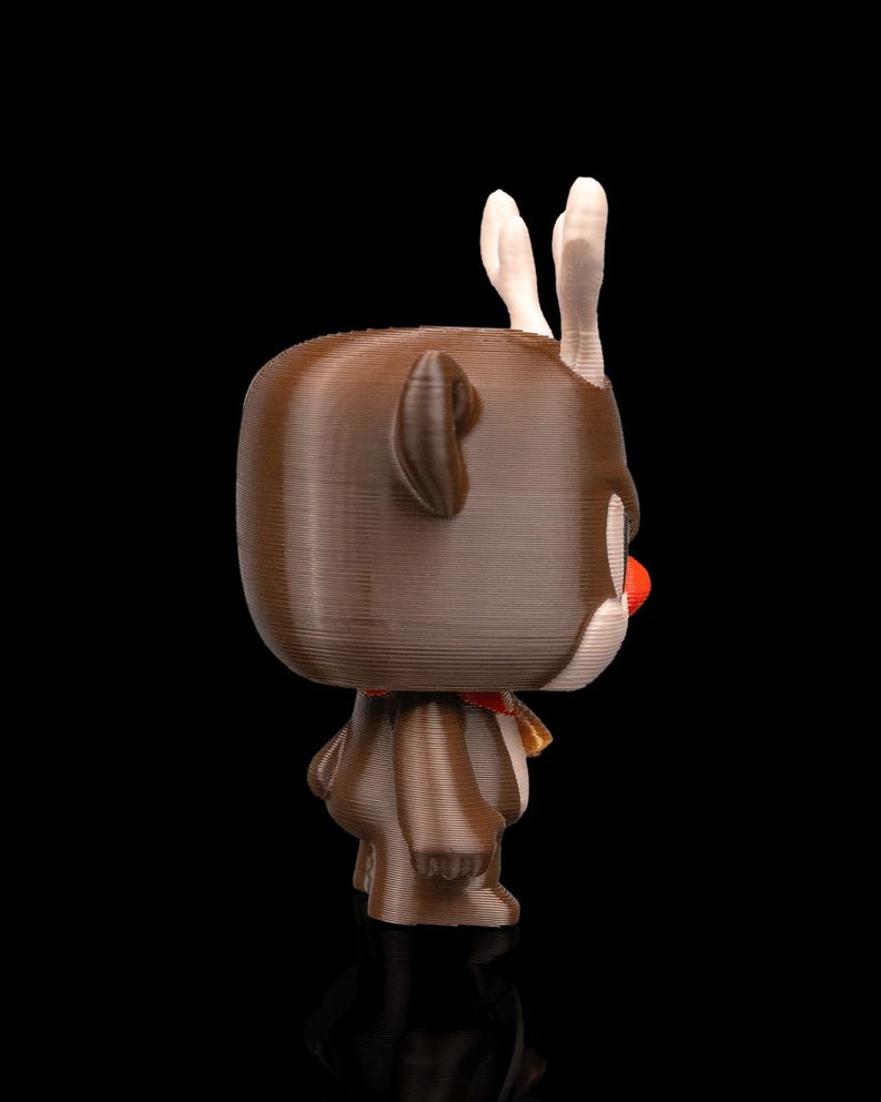 Mini Reindeer Figure With Gift Box Option – 3D Printed Christmas ...