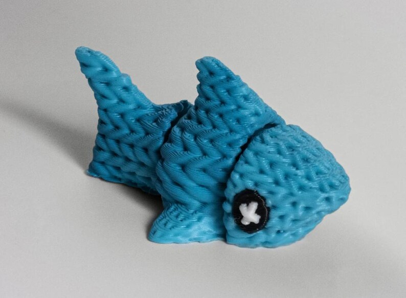 Braided Shark Keychain – 3D Printed Sea Animal Charm – Ocean Lover Gift ...