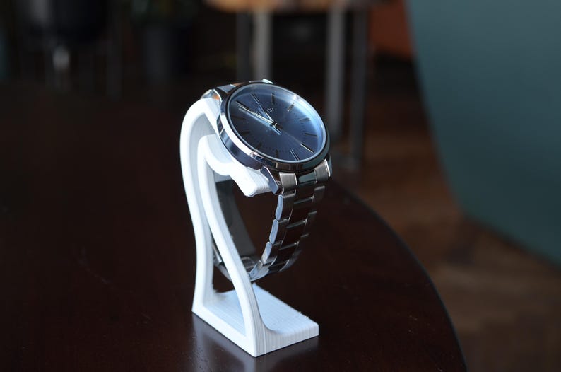 Watch Stand Holder – Minimalist Desk Organizer, 3D Printed Adjustable ...