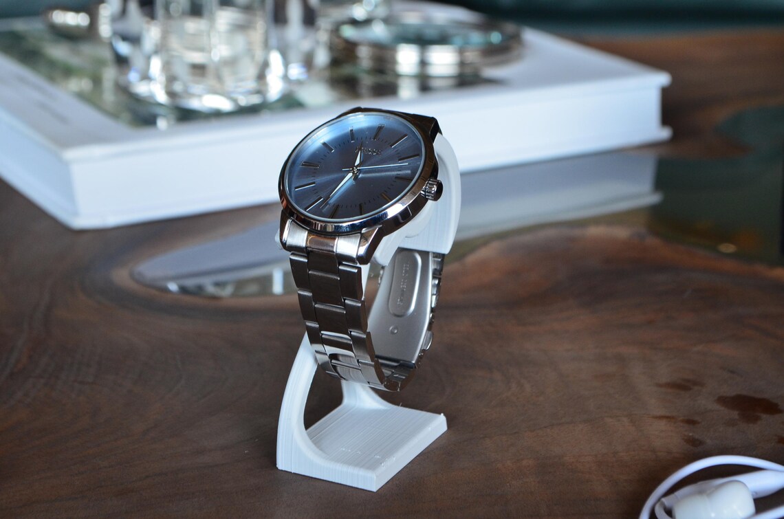 Watch Stand Holder – Minimalist Desk Organizer, 3D Printed Adjustable ...