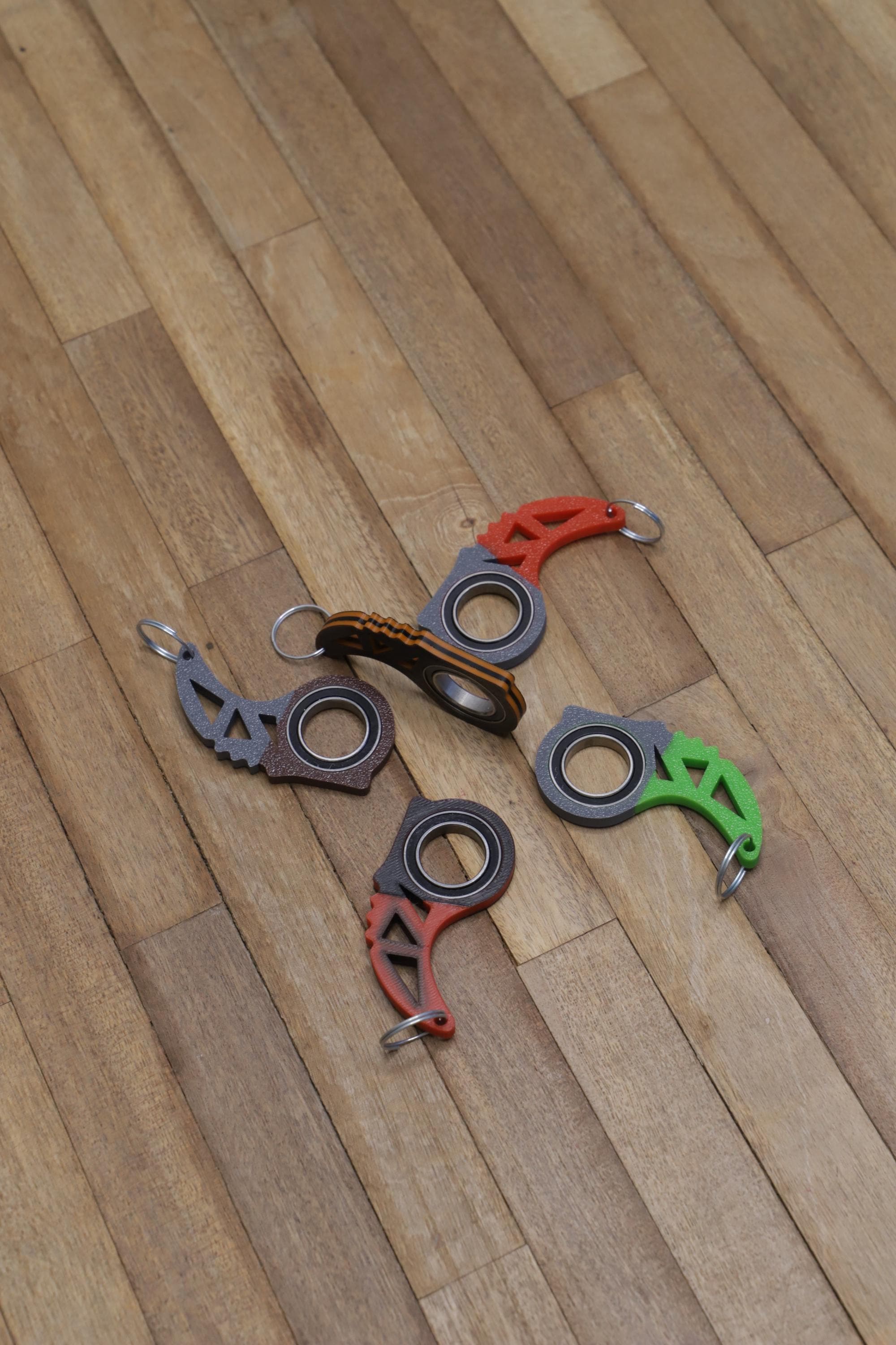 Karambit Style Keychain – 3D Printed Tactical EDC Key Ring, Unique Gift ...