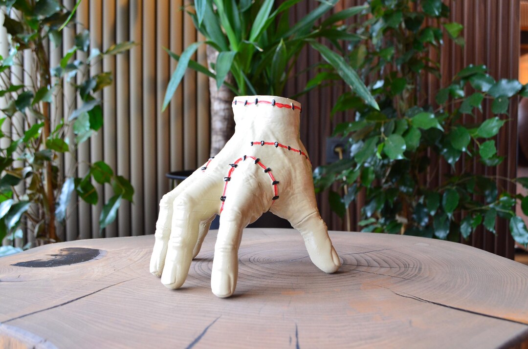Wednesday Thing Hand Figure 3D Printed Addams Family Decor Creepy Desk ...