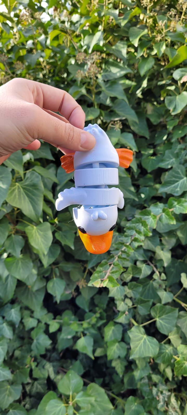 3D Printed Moving Duck Toy | Interactive Duck Model | Cute and Fun Desk ...