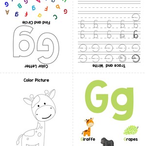 Alphabet Mini Book Bundle for Preschool & Kindergarten | Printable ABC ...